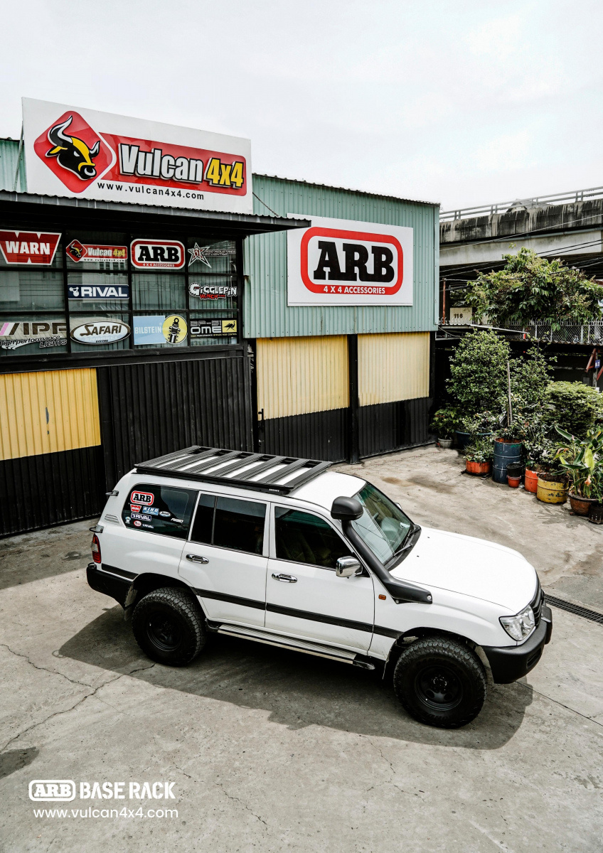Toyota Land Cruiser trang bị giá nóc BASE Rack của ARB - Vulcan4x4